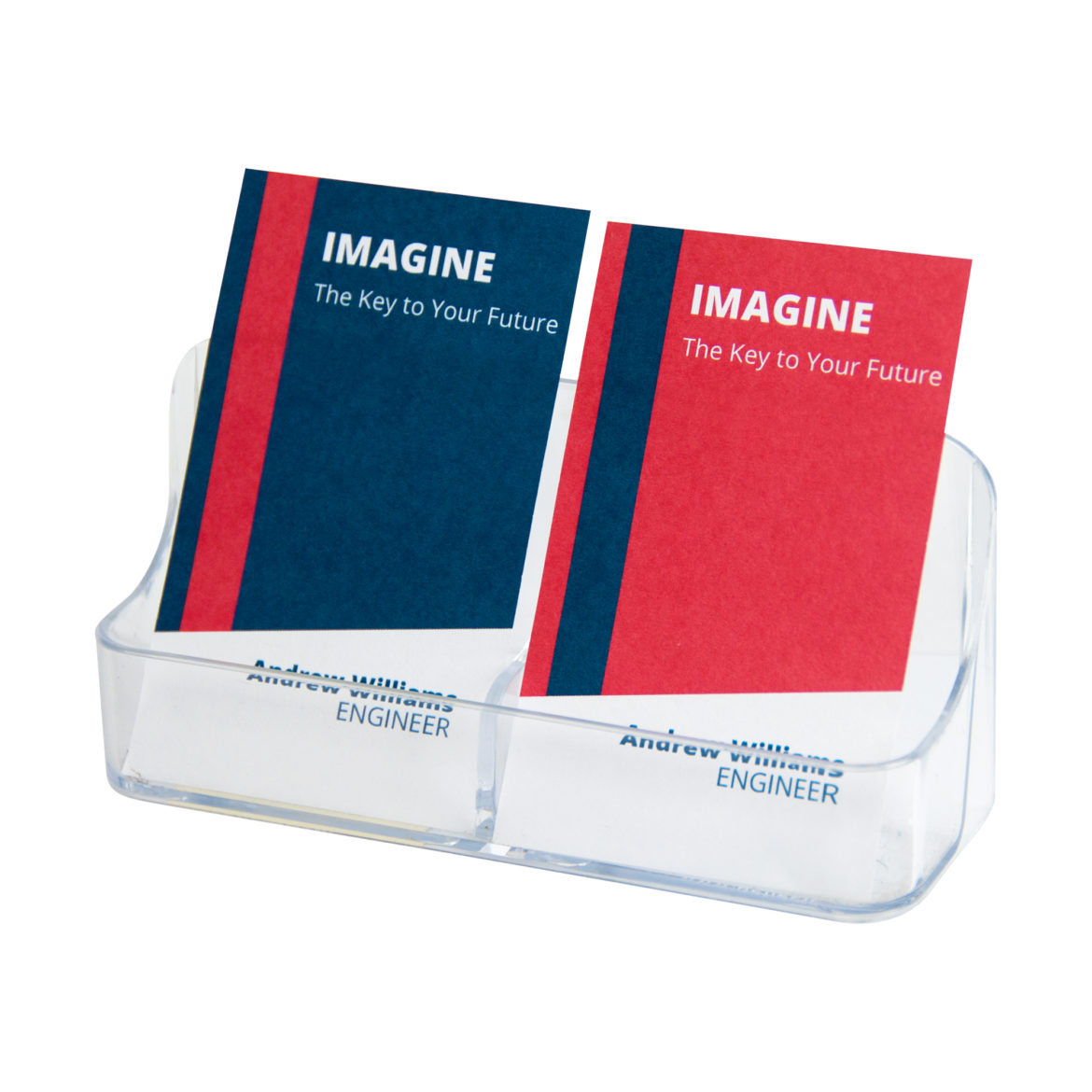 Business Card Holder – Portrait (2 Pocket) - JPM International Pty Ltd.