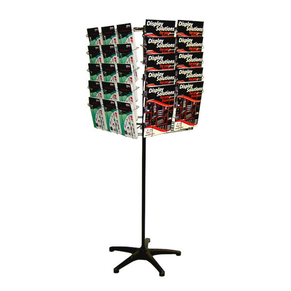 Deflecto Portable Chrome & Acrylic Concertina Display Stand - A4 | JPM ...