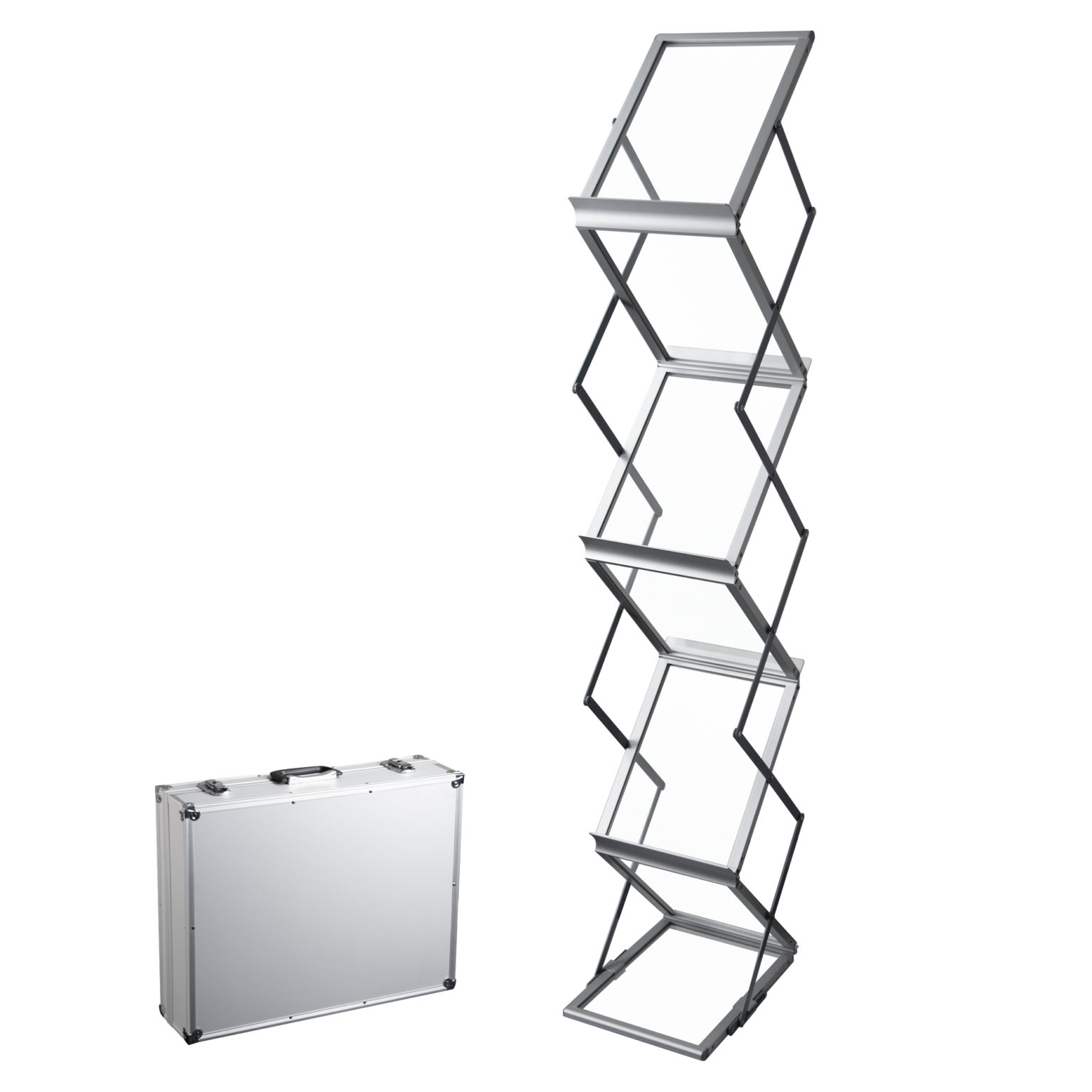 Brochure Holder – Portable Concertina Display Stand – A4 x 6 - JPM ...