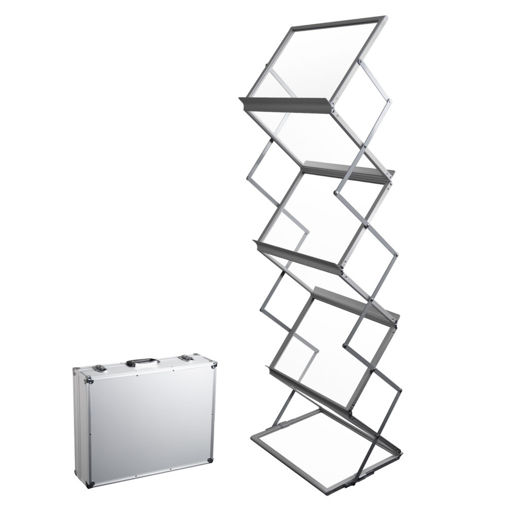 Brochure Holder – Portable Concertina Display Stand – A3 x 6 - JPM ...