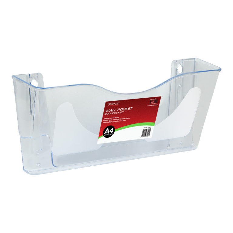 Wall Pocket DocuPocket™ – Landscape (Clear) - JPM International Pty Ltd.